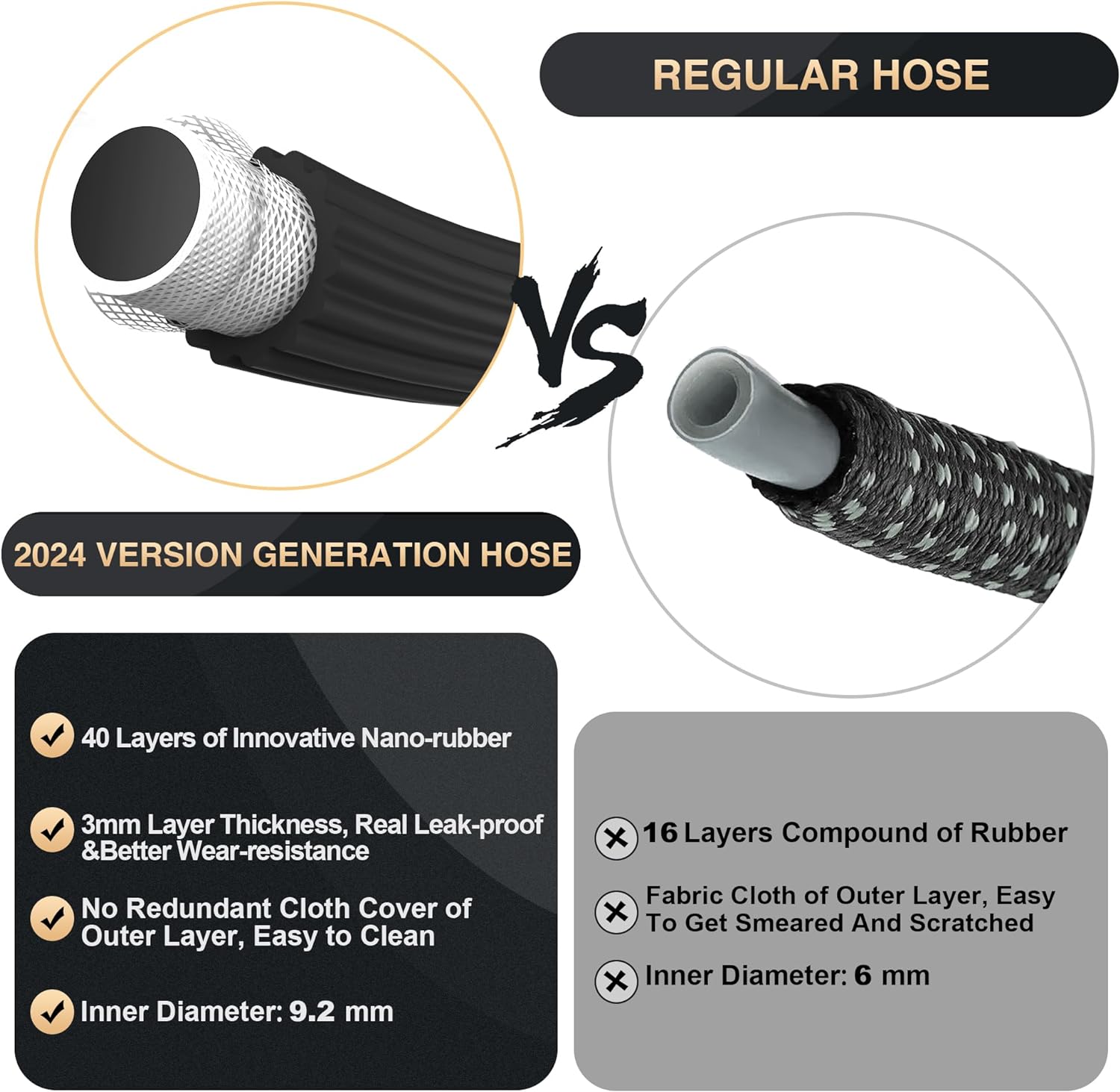 Lefree gard 100 foot Expandable Garden Hose 100ft